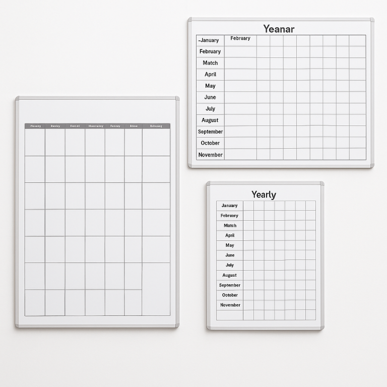 Whiteboard Calendars & Planners | Yearly Calendar Whiteboard